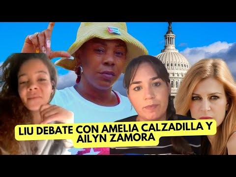 Liu Santiesteban Debate Con Amelia Calzadilla y Ailyn Zamora, Modera Oraisa Estrada