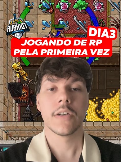 JOGANDO TIBIA DE RP PELA PRIMEIRA VEZ NA VIDA! #rubinot #tibia #rmt #mmorpg #tibiaot DIA 3! Indo me aventurar para conhecer um novo jogo. A ideia é fazer uma saga do 0 (sem conhecer nada do jogo) até o RMT. Vamos ver quanto tempo vou demorar! O RMT chegou!