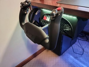 Honeycomb Alpha Yoke, Honeycomb Bravo Throttle and Logitech Panel Illuminated Under Desk Mounts - (aka. 'the Glider') - Etsy UK