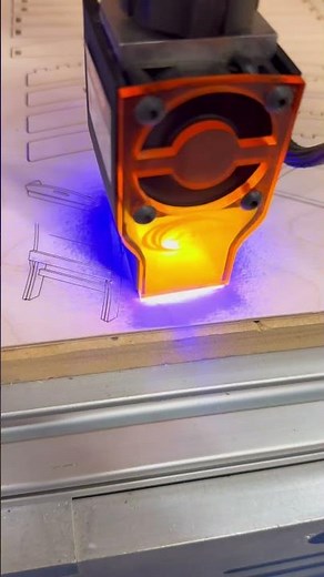 ShopBot Desktop CNC with 7W JTechPhotonics Laser #cncwoodworking #lasercutting #dollhousemaking