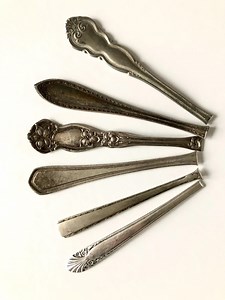 Vintage Silverware Spoon Handles: DIY Jewelry Making Supplies - Etsy