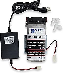 WECO Replacement HydroSense RO Booster Pump with Transformer 110VAC Mains 36VDC