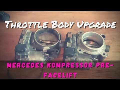 Mercedes Benz M111 200 230 Kompressor Pre-facelift Throttle Body Upgrade (CL500 76mm)