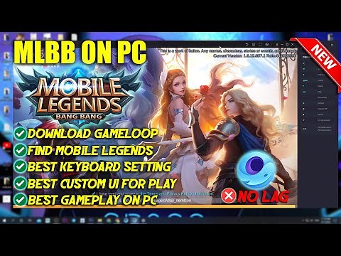 How To Download Mobile Legends On Pc / Laptop 2021 | Keyboard Setting | Gameloop Emulator