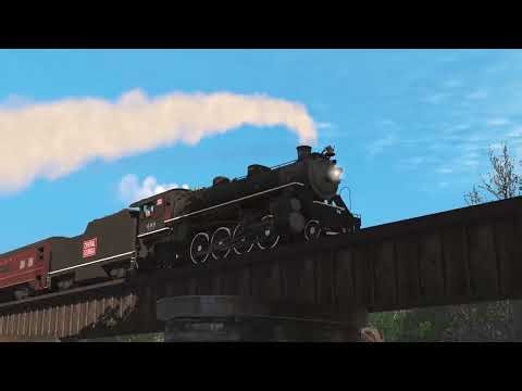 Trainz Railroad Simulator 2022 - Tennessee Valley Railroad Museum Route, Mini Promo with COfG 699