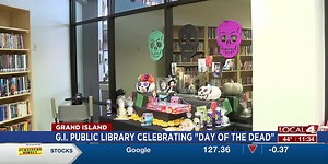 Grand Island Public Library celebrating “Dia De Los Muertos”