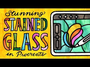 New Class! Stunning Stained Glass in Procreate