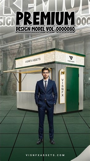 Luxury Premium Kiosk Design | Modern Commercial Booth | High-End Kiosk Model