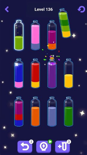 Level 136 Block Blast Water Sort Answer #blockblast #shorts #gameplay