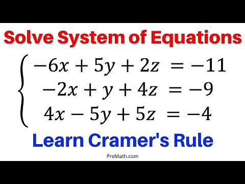 Can you Solve this System of 3 Equations? | Step-by-Step Tutorial