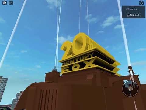 Two 20th Century Fox logos on Roblox