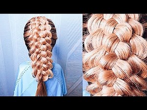 КОСА из 7 ПРЯДЕЙ с ПОДХВАТАМИ. САМЫЙ ПОДРОБНЫЙ Урок! How To: Six (7) Strand Braid