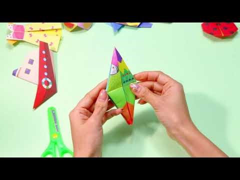 60 - Parrot - Origami Folding Steps - 72 patterns