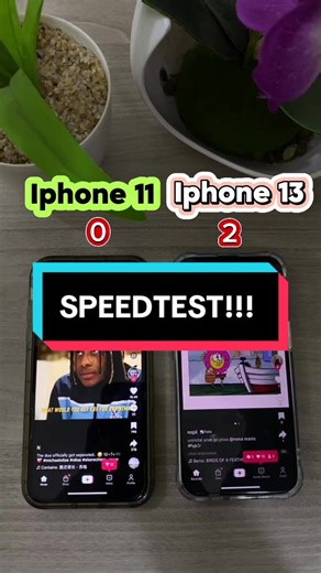 A13 Bionic Vs A15 Bionic!! 🤔🤔 #iphone #iphone11 #iphone13 #speed #speedtest