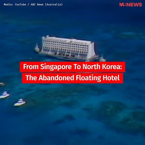 723K views · 1.7K reactions | Initially a grand project off The Great Barrier Reef, this floating hotel built in Singapore now lies abandoned in North Korean waters. Find out how the $42 million structure lost its appeal and was forgotten. Follow us on Telegram here: https://t.me/mustsharenews. | Mustsharenews.com | Facebook