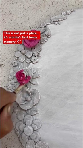 Welcome Bride Handprint Plate | Custom Clay Art Home Decor | Handmade Gif for Bride