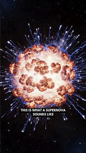 This Is What a Supernova Sounds Like 💥 #supernova #spacesounds #nasa #science #astronomy #shorts