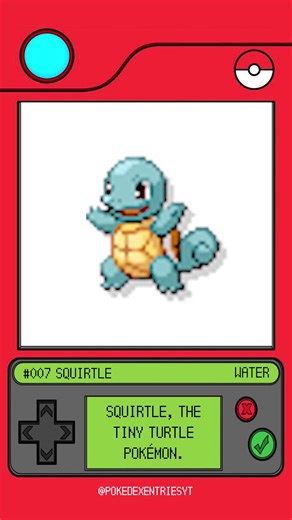Pokemon Entry | Squirtle #pokemon #pokemontiktok