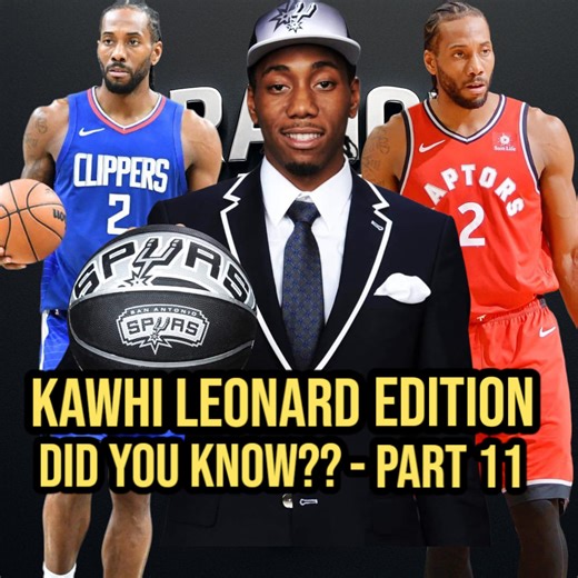 Kawhi "The Fun Guy" Leonard Edition for our PART 11 of NBA Did You KnOw?? Lez go!! #NBA #kawhileonard #LAClippers #fyp #trend #viral | Orange Slam PH