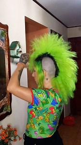 113K views · 390 reactions | After 3 days I decided to put my mohawk down, sleeping with it is too uncomfortable 藍 | YaZ Alternative Model | Facebook