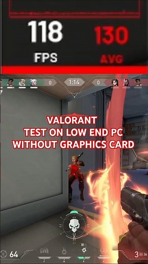 Valorant Test on Low End PC | Ryzen 3 3200g | Vega 8 | 16GB RAM | #shorts #valorant