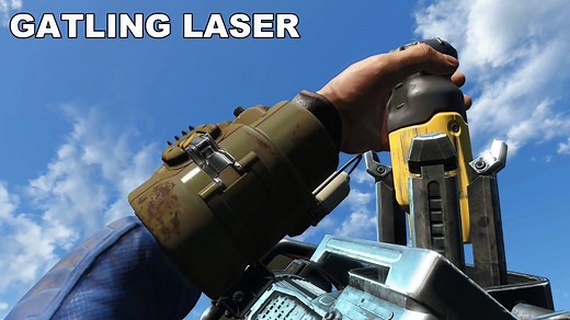 Fallout 4 All Weapons In Slow Motion [ FULL HD, MAX DETAILS, PC]