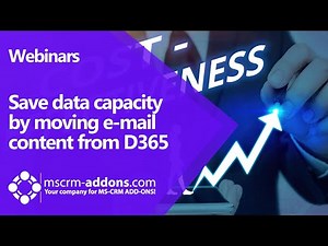 Save data capacity by moving email content from Dynamics 365 (CDS) to Azure Blob