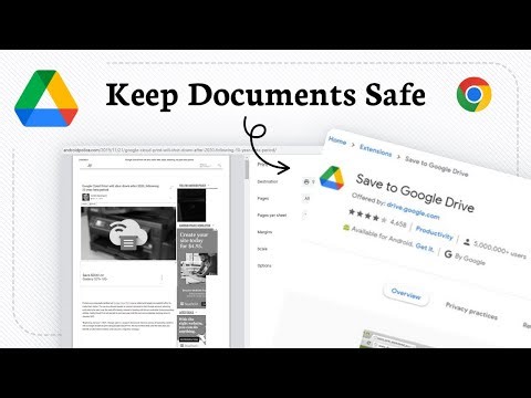 How to save PDFs to Google Drive from Chrome
