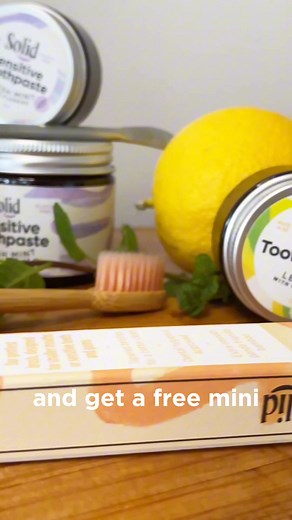 Plastic Free Toothpaste?! This is your reminder that toothpaste doesn't need to come in a plastic tube 😉 NZ's favourite plastic-free toothpaste is now in Australia 🦷 Tap or click below to claim a free travel size toothpaste with your first order 🎁 | Solid - Sustainable Oral Care
