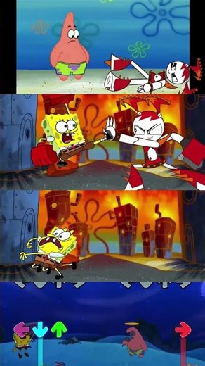 Friday Night Funkin' Blue vs Red Patrick Star 6 - FNF Mobile Game