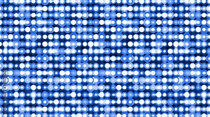 Animated background, backdrop of plasma screen from blue movable points loop.
