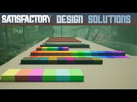 Super AWESOME Satisfactory COLOR TRICKS you can use today!