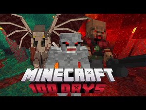 I Spent 100 Days in Minecraft Doom and This Happened!