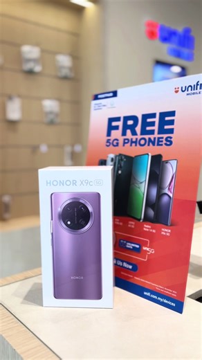 Honor X9c: Free Smartphone with Unifi Mobile
