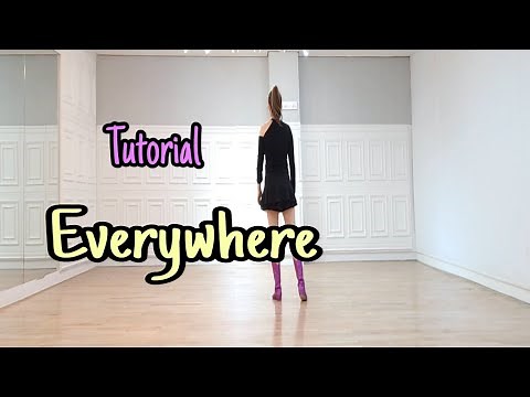 Everywhere -Line Dance (Tutorial)
