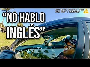 Drunk “Spanish Speaker” REFUSES to Step Out of Car—Ends Badly