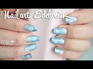 Nail art Edelweiss