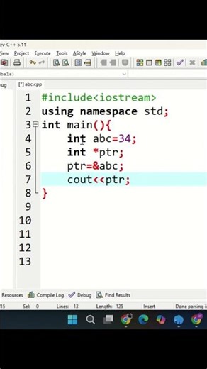 C++ Pointer Basics | Print Variable Address Using Pointer (Beginner Friendly)