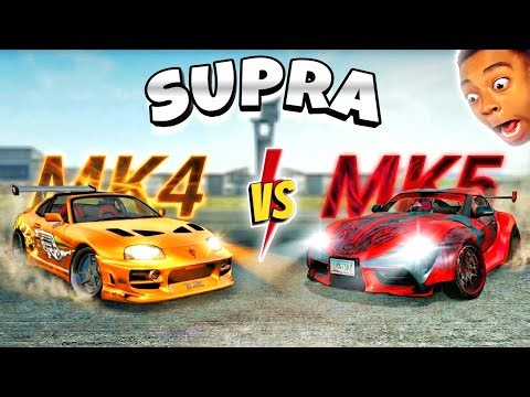 Supra mk4 VS Supra mk5😱| Who Will Win?🤔| Extreme Car Driving Simulator🔥