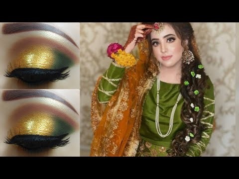 Simple and easy eye makeup tutorial for wedding step by step