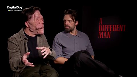 A Different Man interview with Sebastian Stan and Adam Pearson