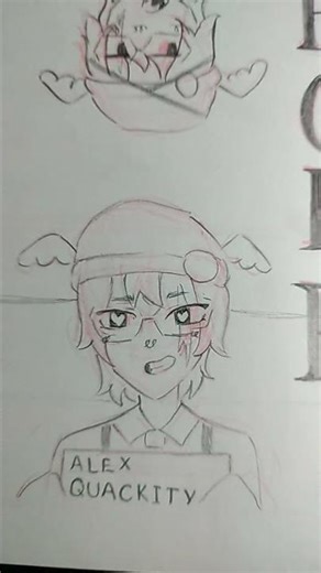 quackity #art #vocaloid #quackity #hatsunemiku #drawing #traditionalart #myart #fanart #arte