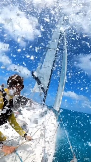 🌊💨 Caribbean Speed Rush! Feel the power of wind and wave as a racing yacht tears through turquoise water — spray flying, sails roaring, and the sailor fighting for balance! ⚓🔥 #CaribbeanSpeedRush #SailingLife #OceanAdrenaline #YachtRacing #SailingVideo #SeaAdventure #WavePower #WindAndWater #RealSailing #BoatLife | Love Sailing