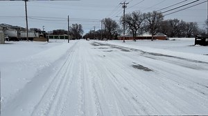 Less snow falls than expected in Central Nebraska, low temps still causing slick roads