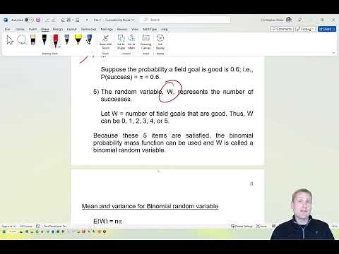 One probability of success parameter: binomial probability distribution