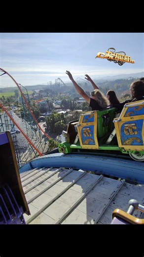 L A Danny Palomo on Instagram: "Twisted Colossus POV Dual at Six Flags Magic Mountain! 2025! #pov #backtothefun #rollercoaster #epic #sixflags"