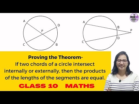 If two chords intersect internally or externally, products of the segments are equal -Theorem Proof