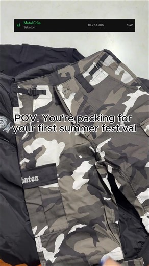 36K views · 665 reactions | IT’S TIME METALHEADS!  Festival season is here, so gather your heavy metal crew and get your gear ready for an epic ride! Are you stocked up on all the Sabaton merch you need to crush the season? 類 If not, visit our store  https://store.sabaton.net/ | Sabaton | Facebook
