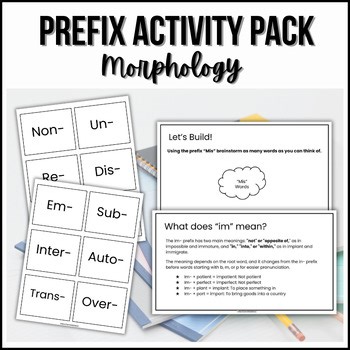 Prefix Activity Pack: Morphology Practice