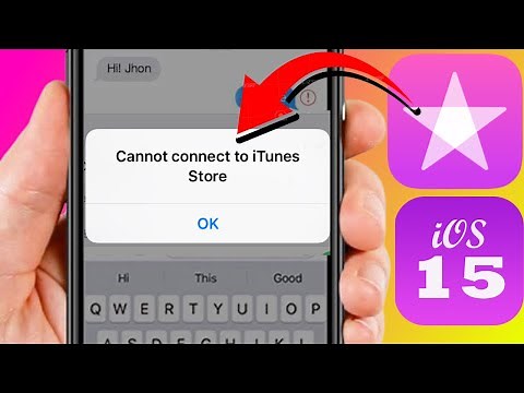 How to Fix Cannot Connect to iTunes Store on iPhone iOS 15 | iTunes Store is Not Working iOS 15 | ✅